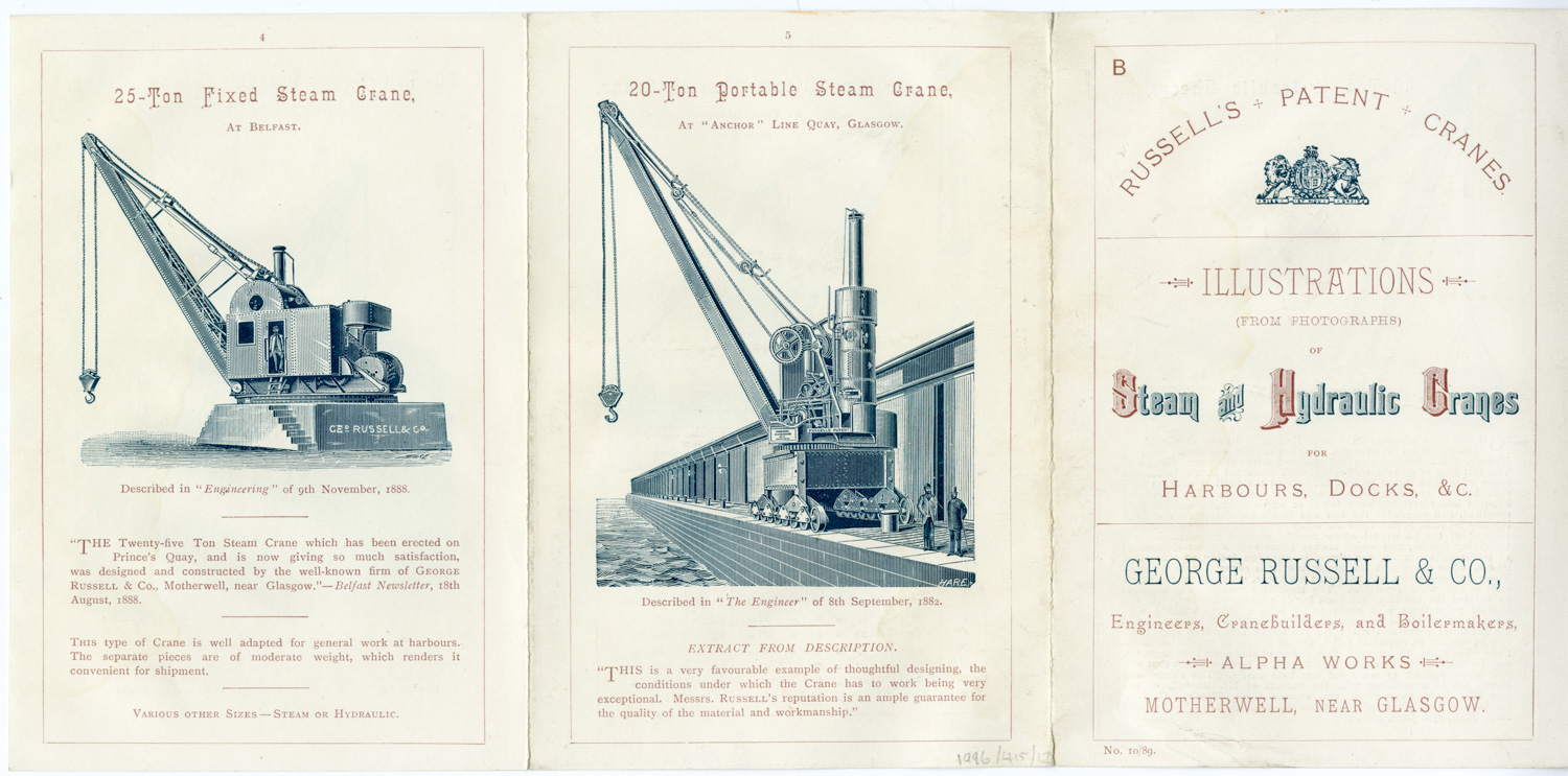 Engineering Lanarkshire: the Crane Makers – CultureNL Museums Engineering Lanarkshire: the Crane Makers – CultureNL Museums